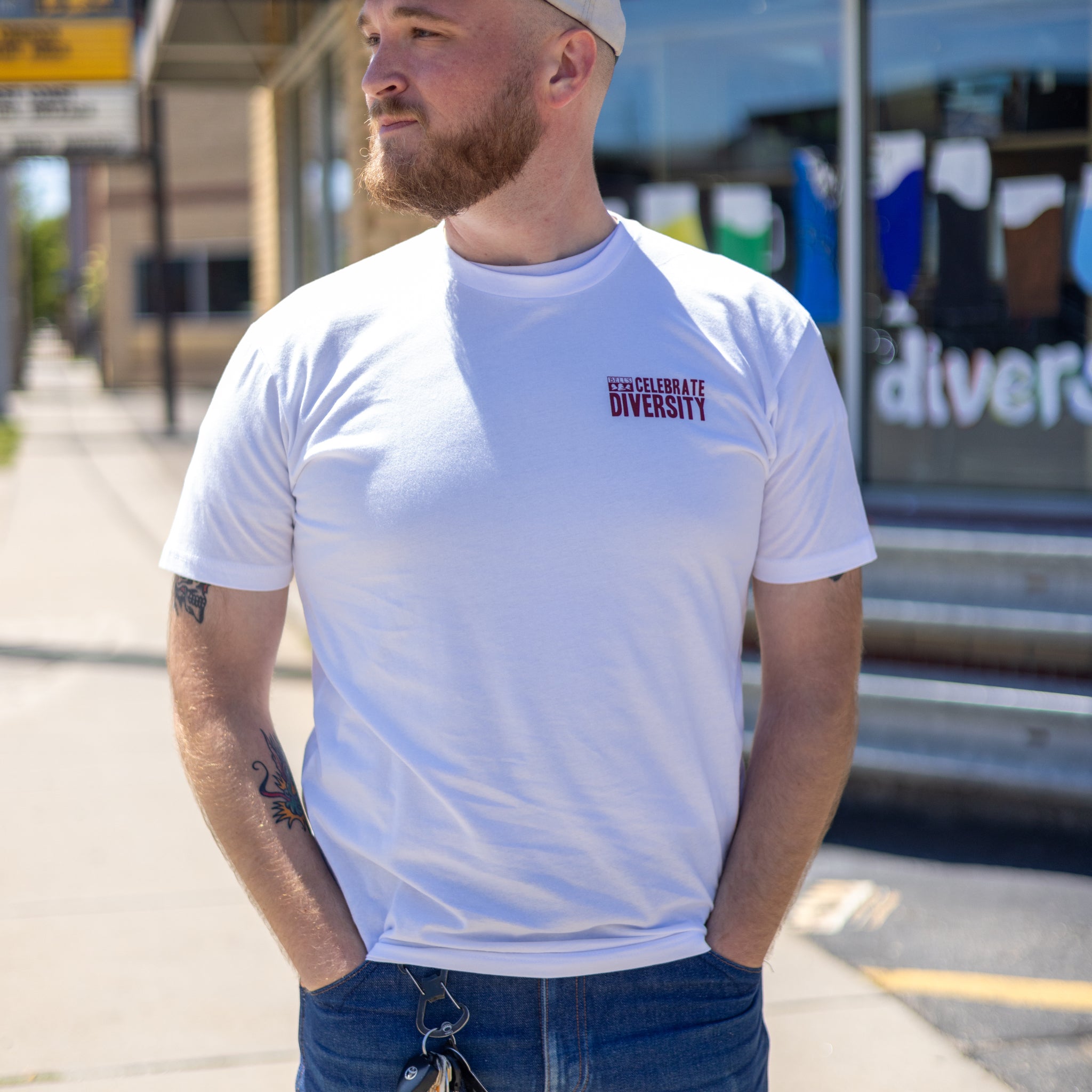 Bells Celebrate Diversity Short Sleeve Tee White Bells General