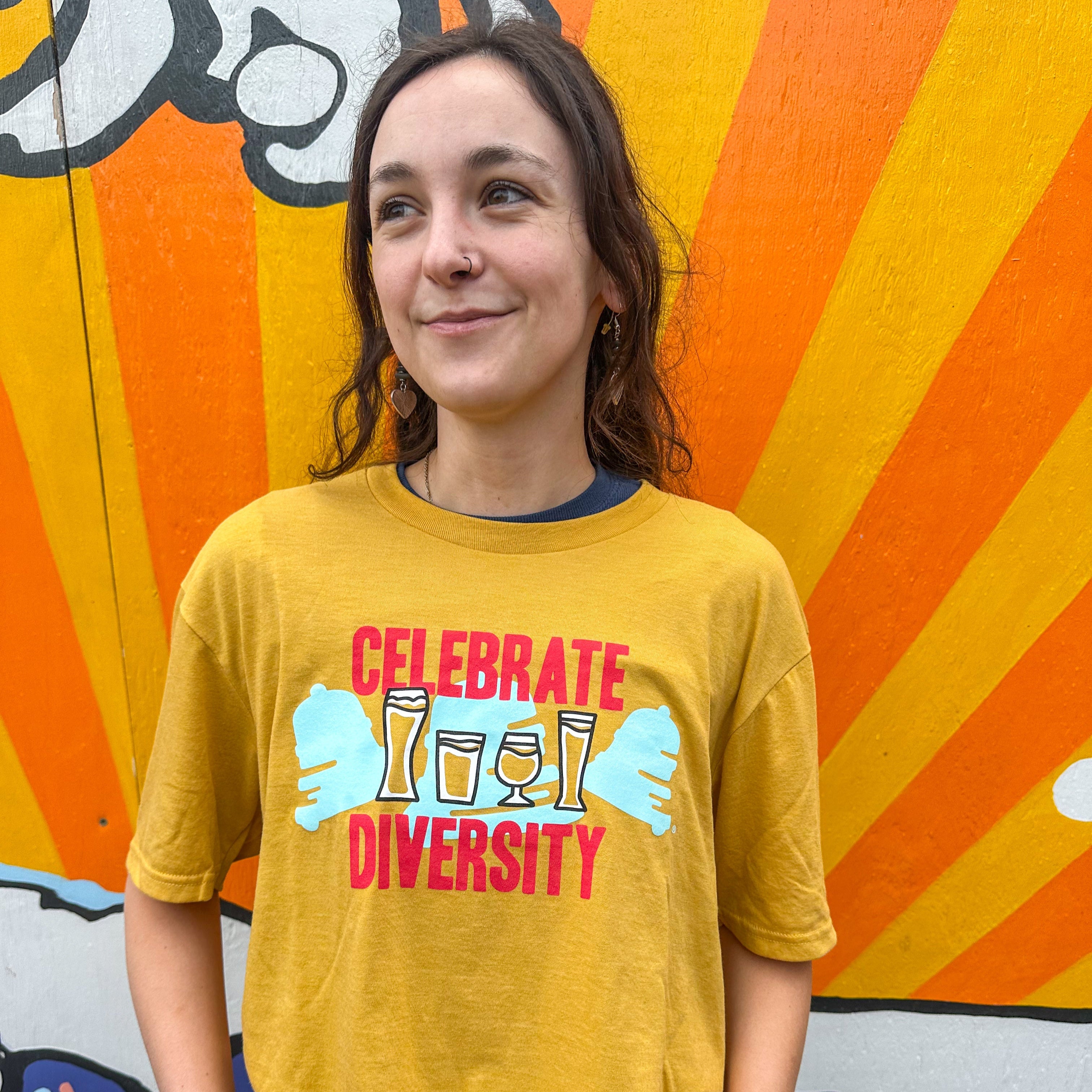 Bell's Celebrate Diversity Short Sleeve Tee - Yellow – Bell's General Store Online